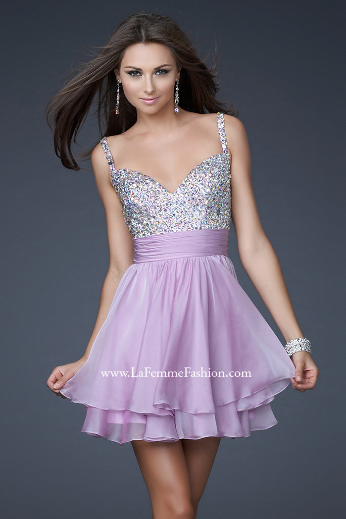 La Femme Short Dress Style 16813 – Instant Dress